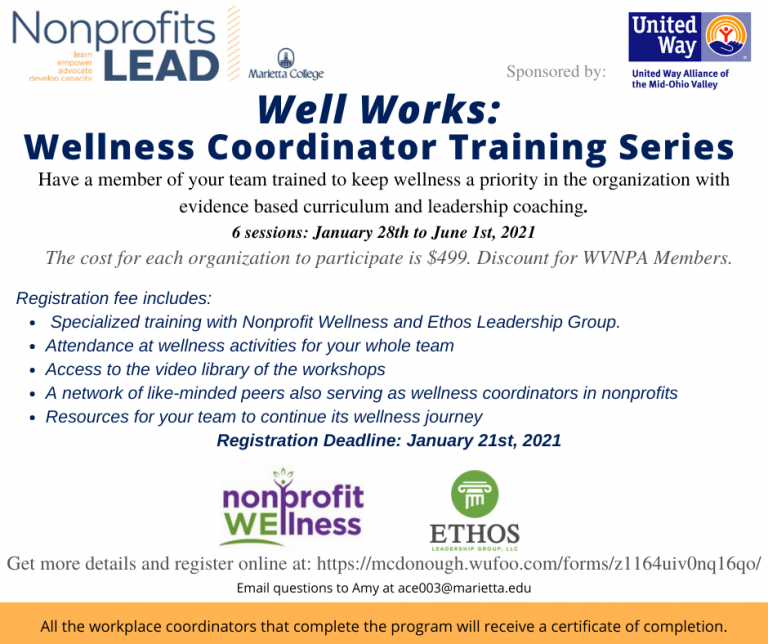 Well Works: Wellness Coordinator Training Series – Nonprofits LEAD ...